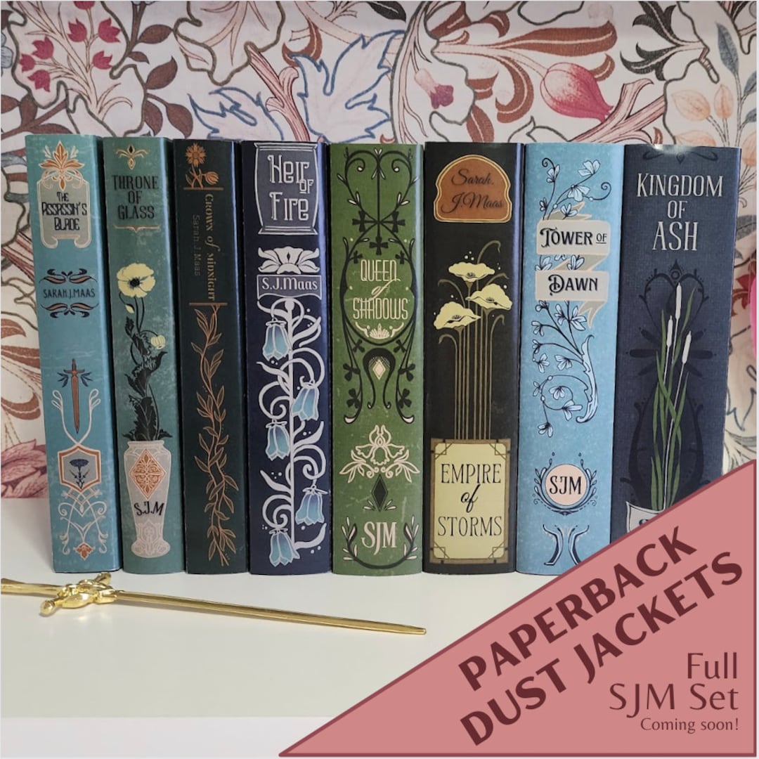 Paperback Throne of Glass Vintage Dust Jackets, Digital Download ...