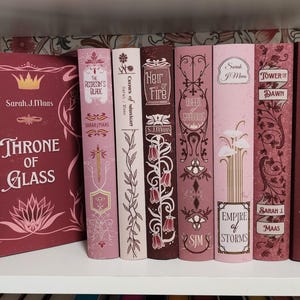 Throne of Glass Paperback Vintage Dust Jackets, Digital Download ...