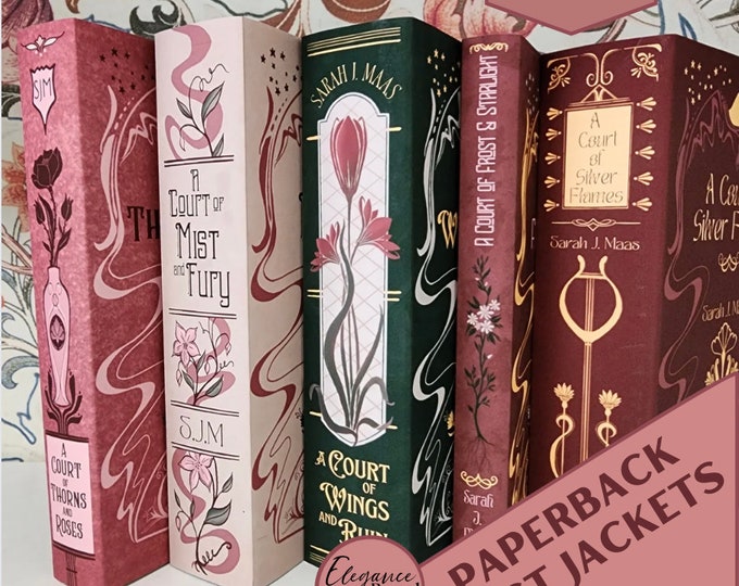 A Court of Thorns and Roses Complete Jackets Set Sarah J Maas, acotar ...