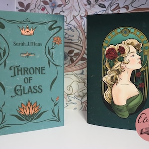 Throne of Glass Hardcover Vintage Dust Jackets Set, Digital Download ...