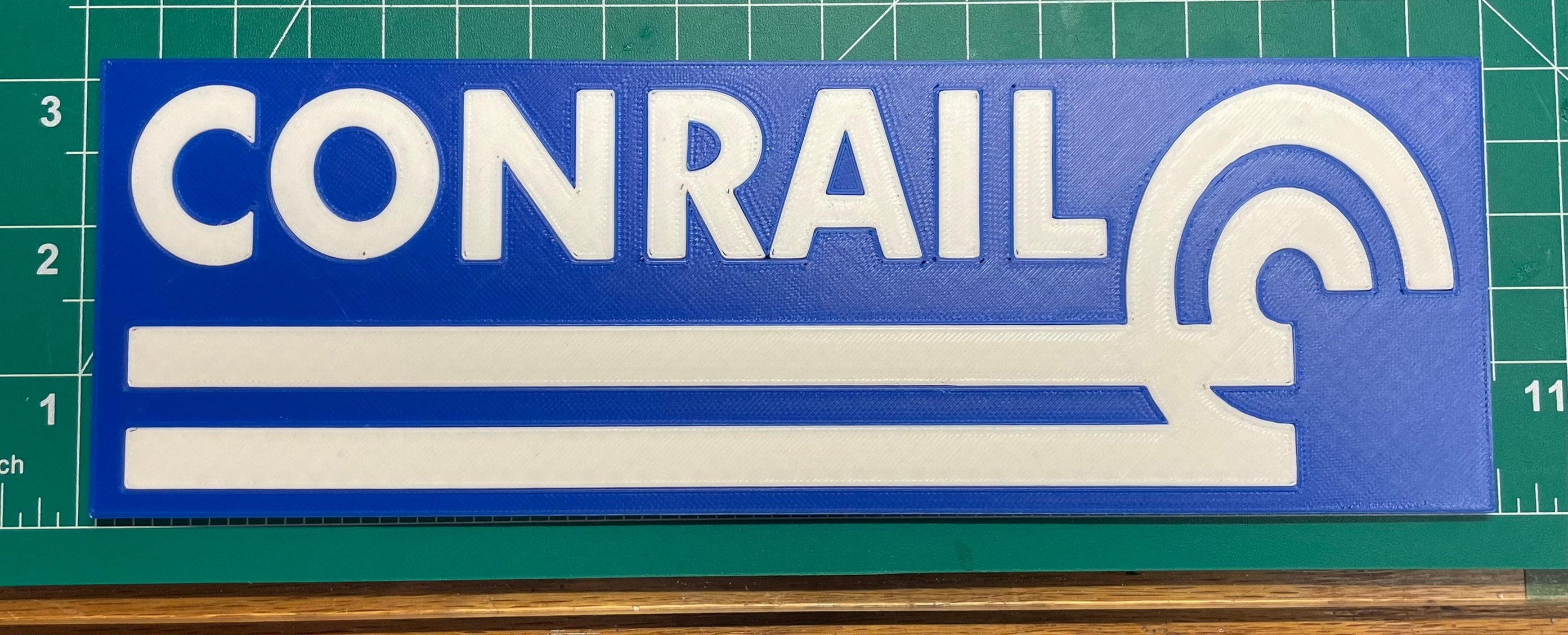 3D Printed Conrail Logo - Etsy