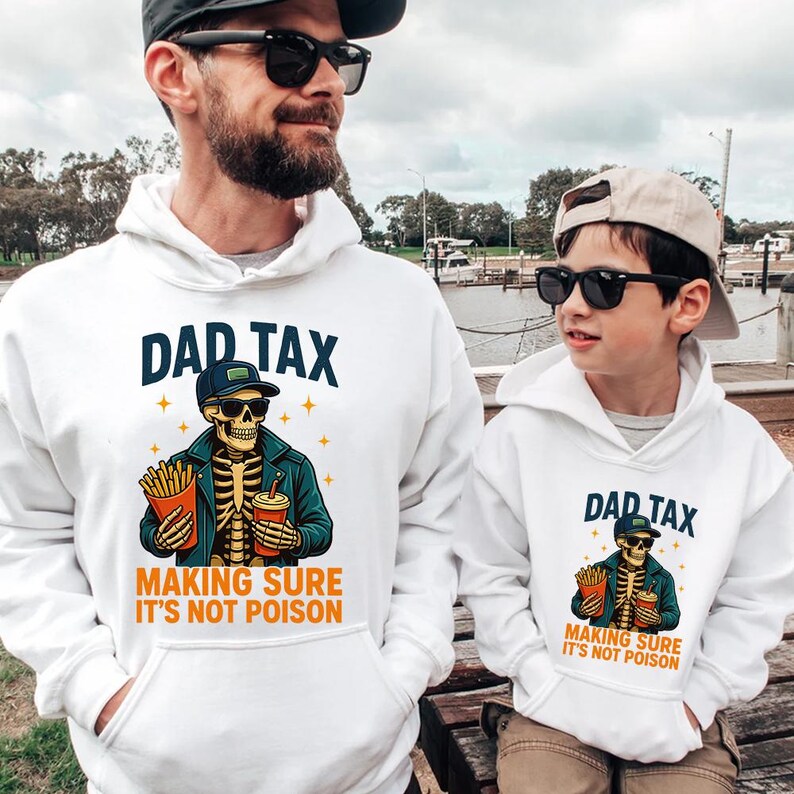 Dad Tax Skeleton PNG Funny Father’s Day Design Making Sure It’s Not ...