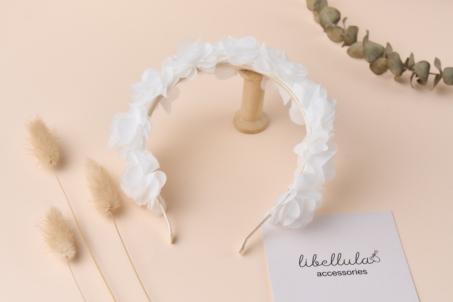 Libellula Handmade Rose Flower Crown Headband - Etsy