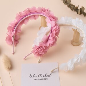 Libellula Handmade Rose Flower Crown Headband - Etsy