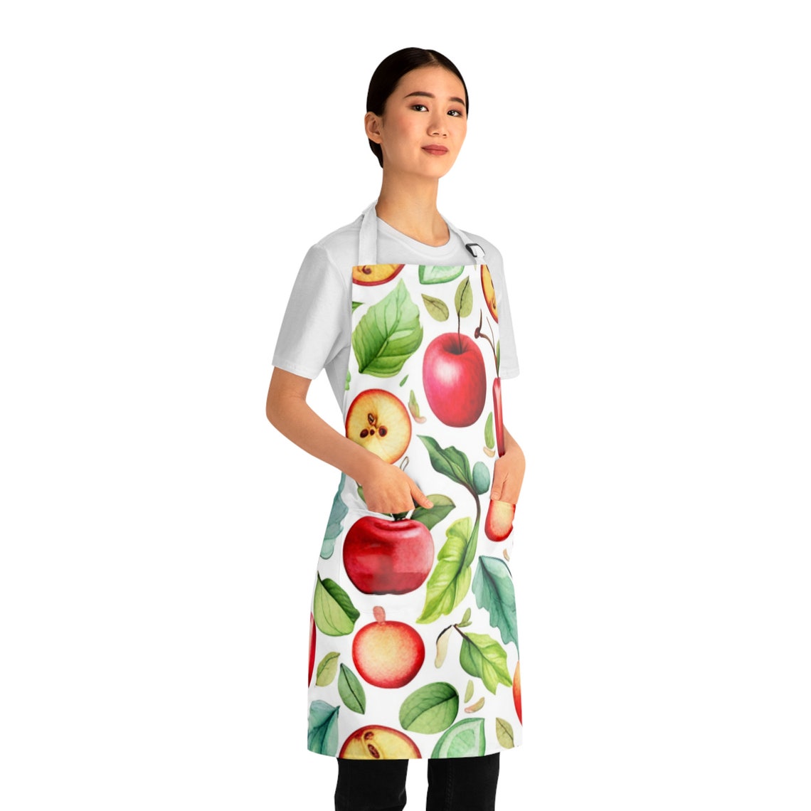 Apple Apron,fruit Apron,farmhouse Apron,cooking Clothing,best Farm ...
