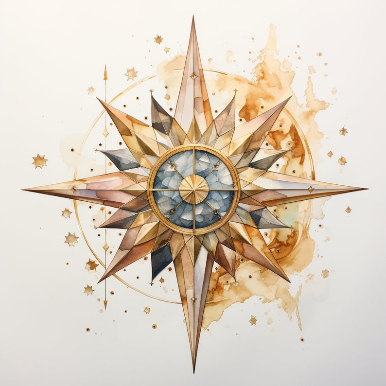 Northstar - Watercolor Digital Print - Etsy