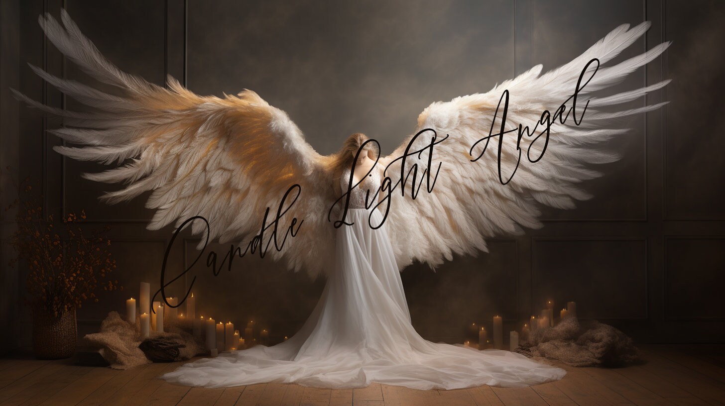 Guardian Angel Wings 29 X Digital Backdrops, Maternity Backdrop ...