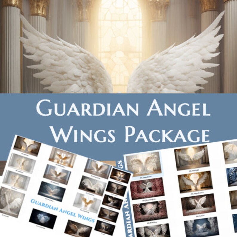 Guardian Angel Wings 29 X Digital Backdrops, Maternity Backdrop ...