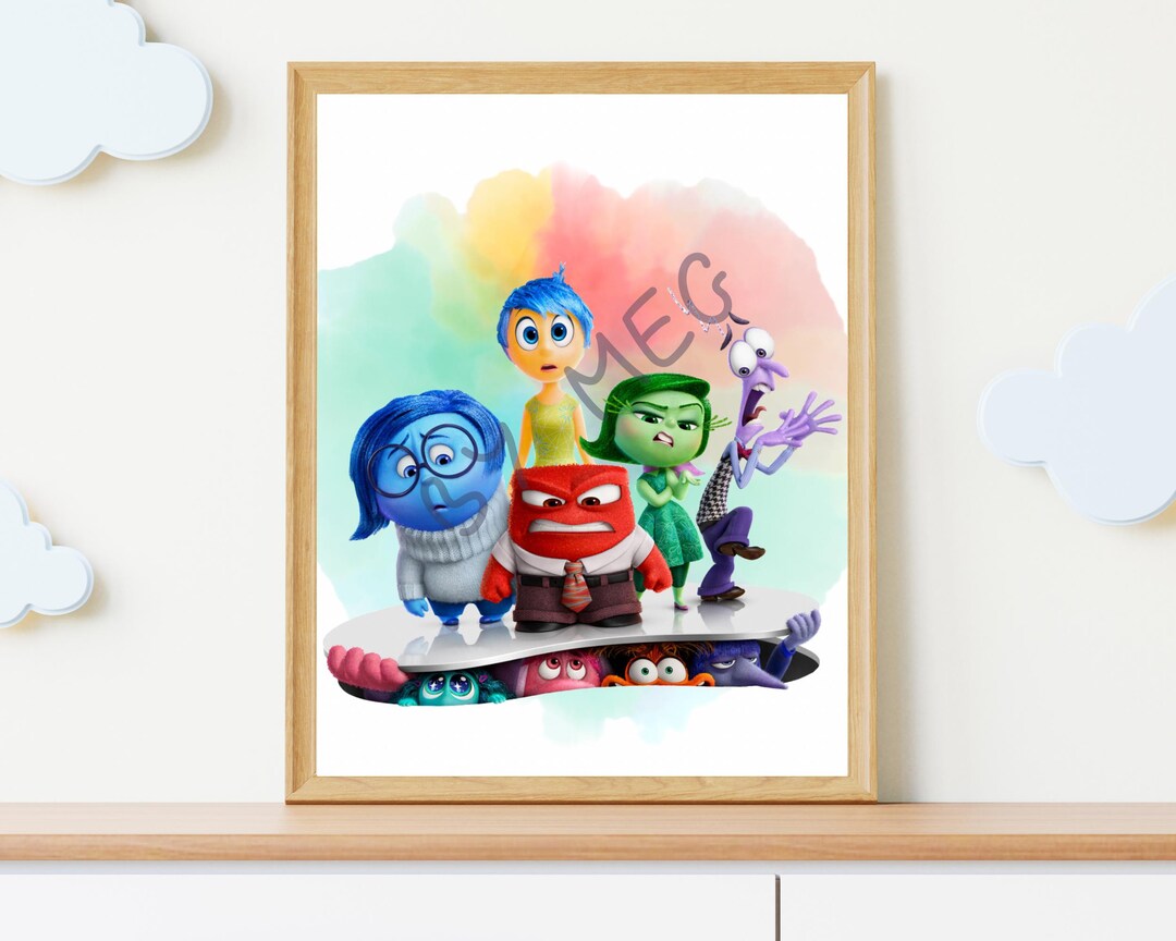 Inside Out Wall Print Digital Download Children's Wall Art - Etsy