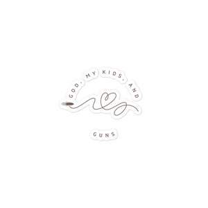 God, My Kids, and Guns Sticker Decal - Etsy