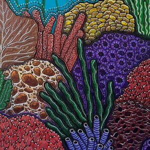 Coral Reef Giclee Print – Vibrant Underwater Scene - Etsy