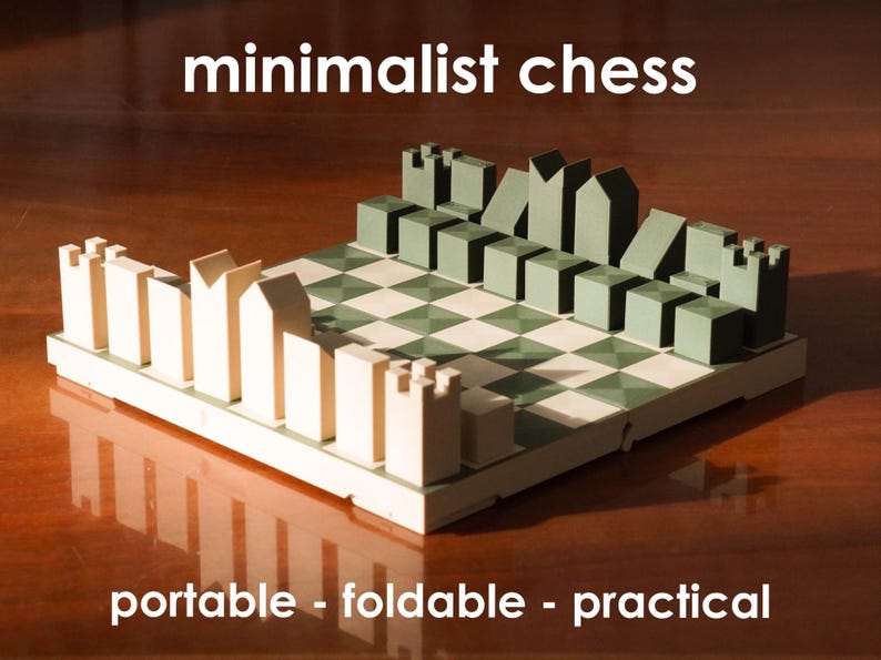 Minimalist Chess Set - Etsy
