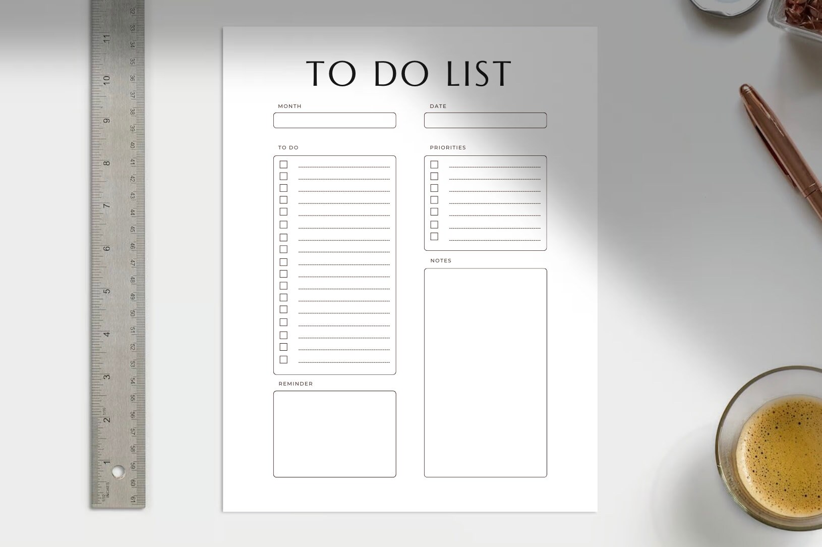 Editable to Do List Printable to Do List Simple to Do List - Etsy