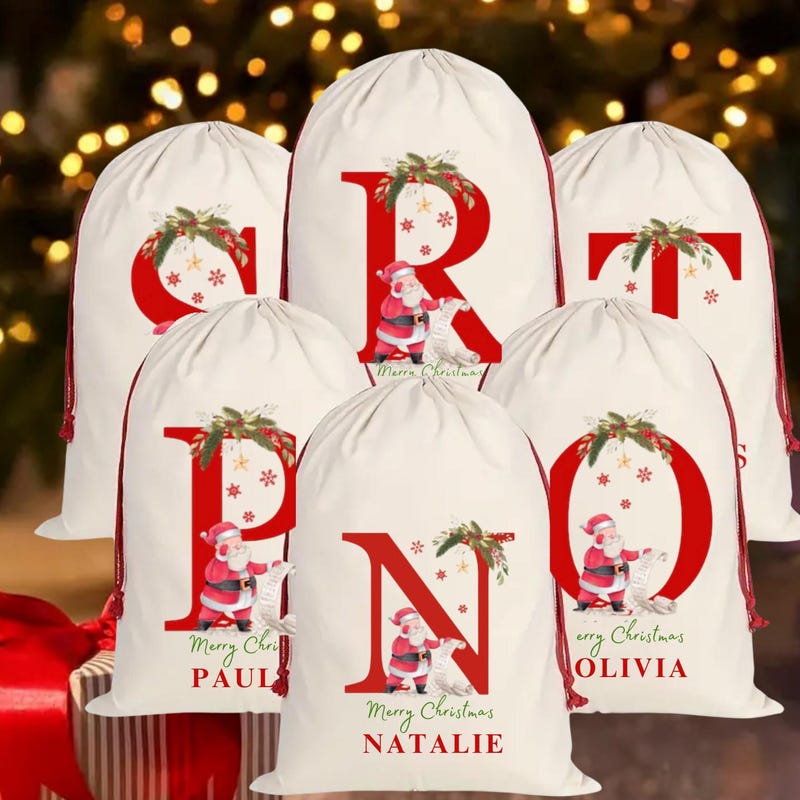 Personalized Santa Sack - Etsy