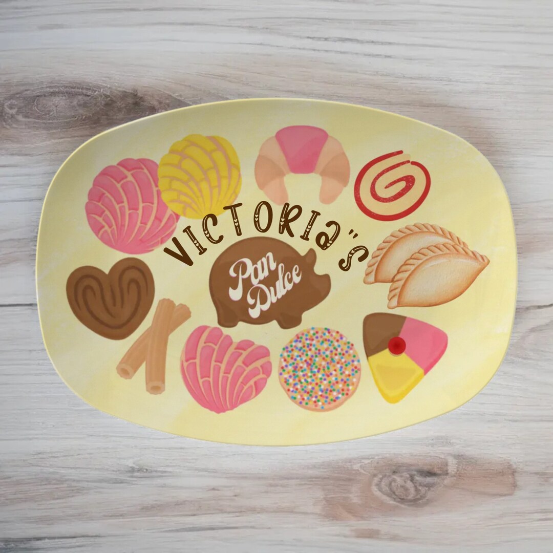 Platter Pan Dulce Mexican Bread Plate Custom Breakfast Platter Concha ...