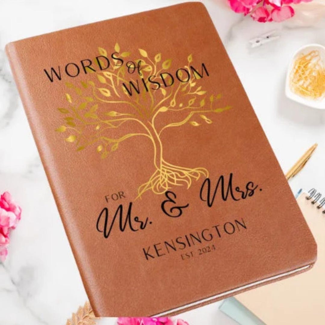 Personalized Wedding Guest Book Messages for the Bride and Groom ...