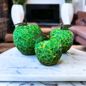 Apples - Handcrafted - Mosaic - Decor - - Etsy