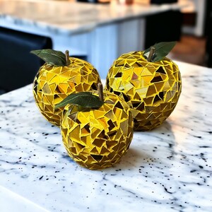 Apples - Handcrafted - Mosaic - Decor - - Etsy