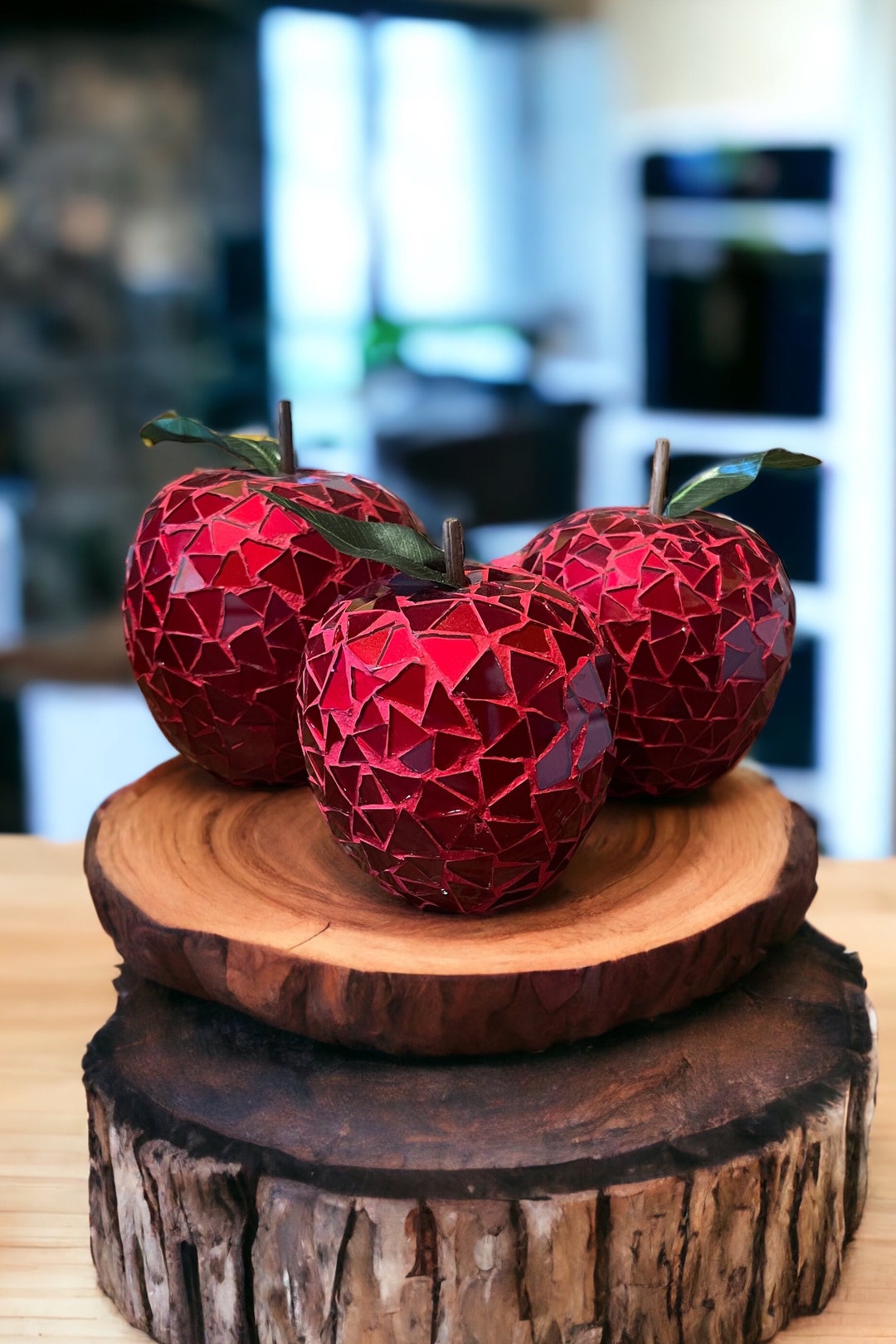 Apples - Handcrafted - Mosaic - Decor - - Etsy