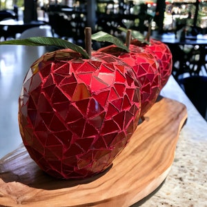 Apples Handcrafted Mosaic Decor - Etsy