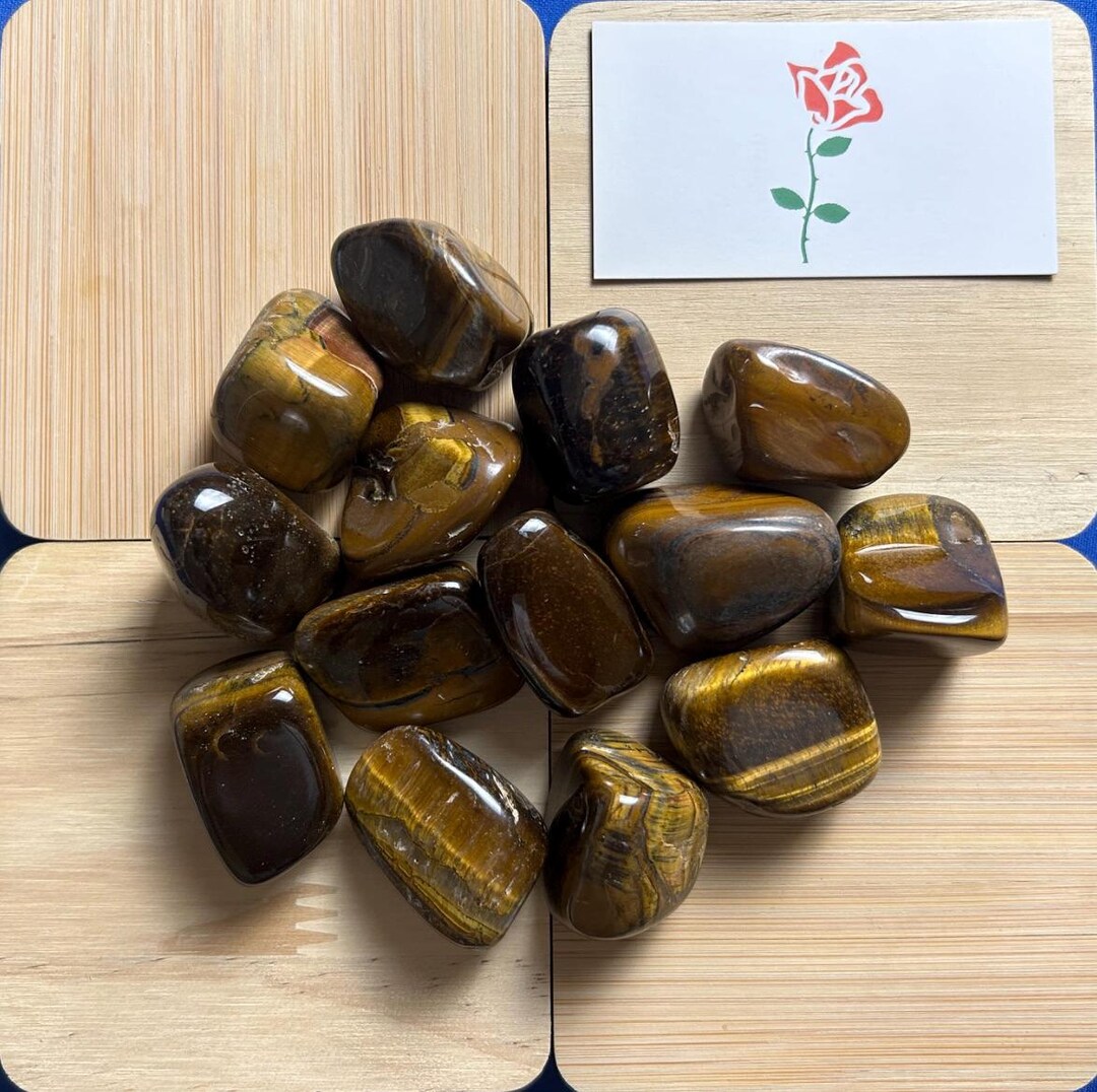 Natural Tiger's Eye Stone Tumbled Stones Natural Raw Tiger's Eye Stone ...