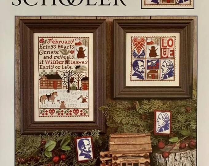 February by the Prairie Schooler Cross Stitch Pattern/chart - Etsy