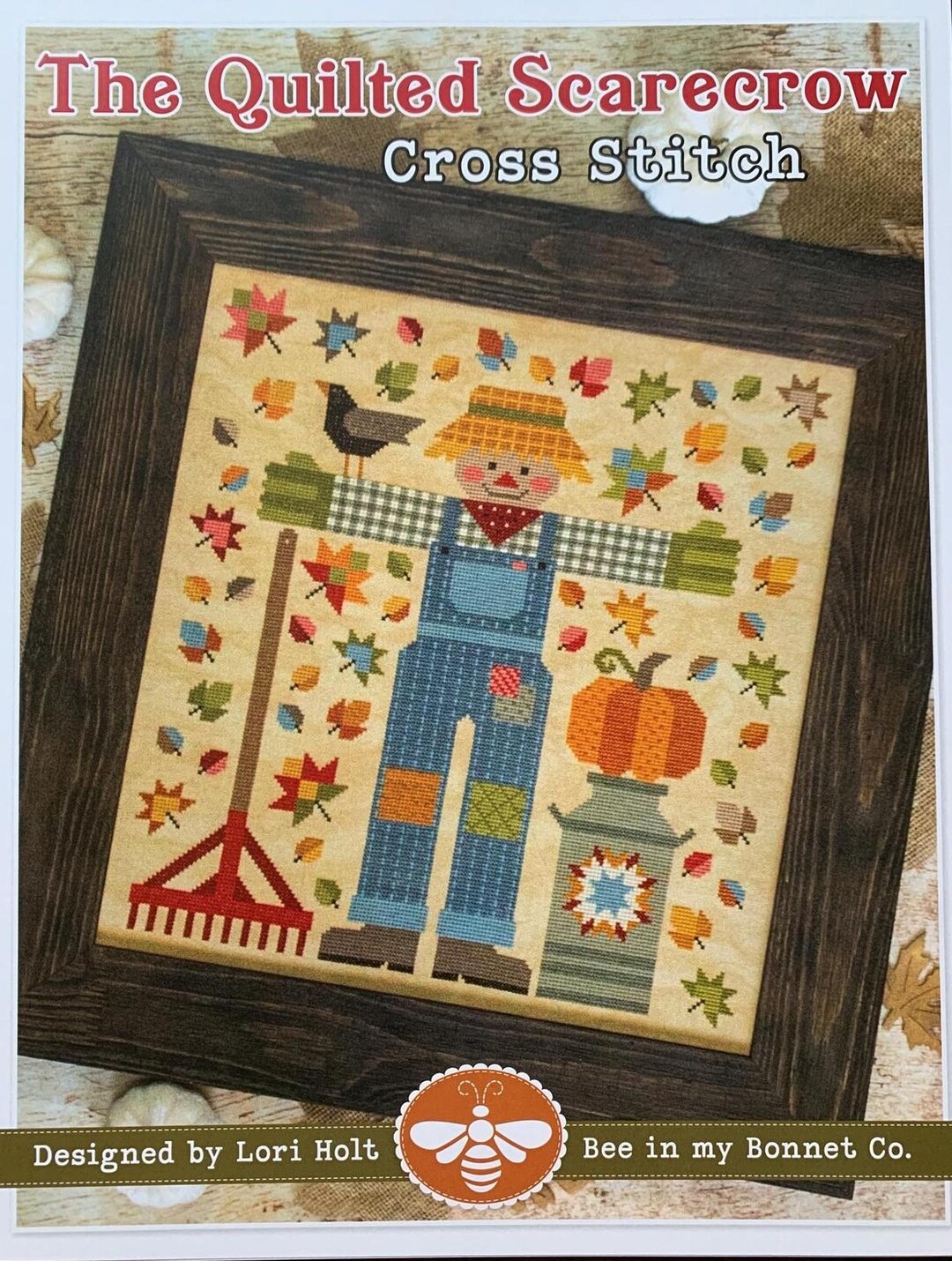 The Quilted Scarecrow Cross Stitch Pattern Designed by Lori Holt - Etsy