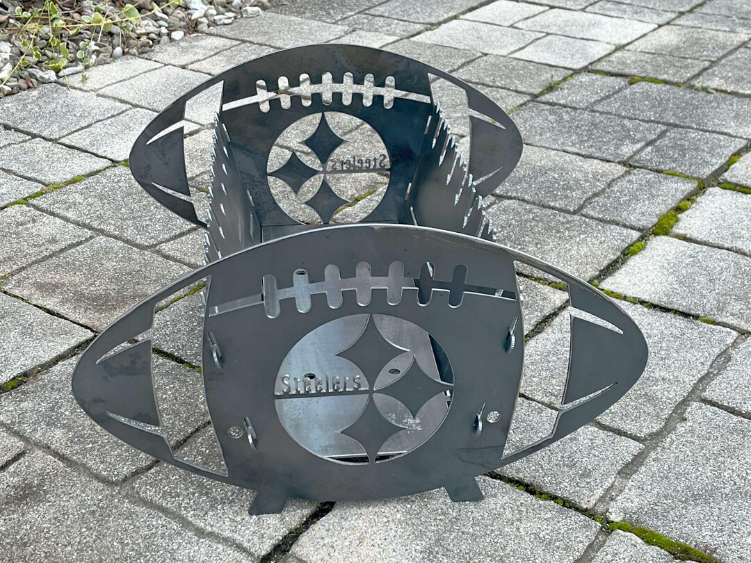 Pittsburgh Steelers Collapsible Fire Pit • Outdoor BBQ Tailgate Grill ...