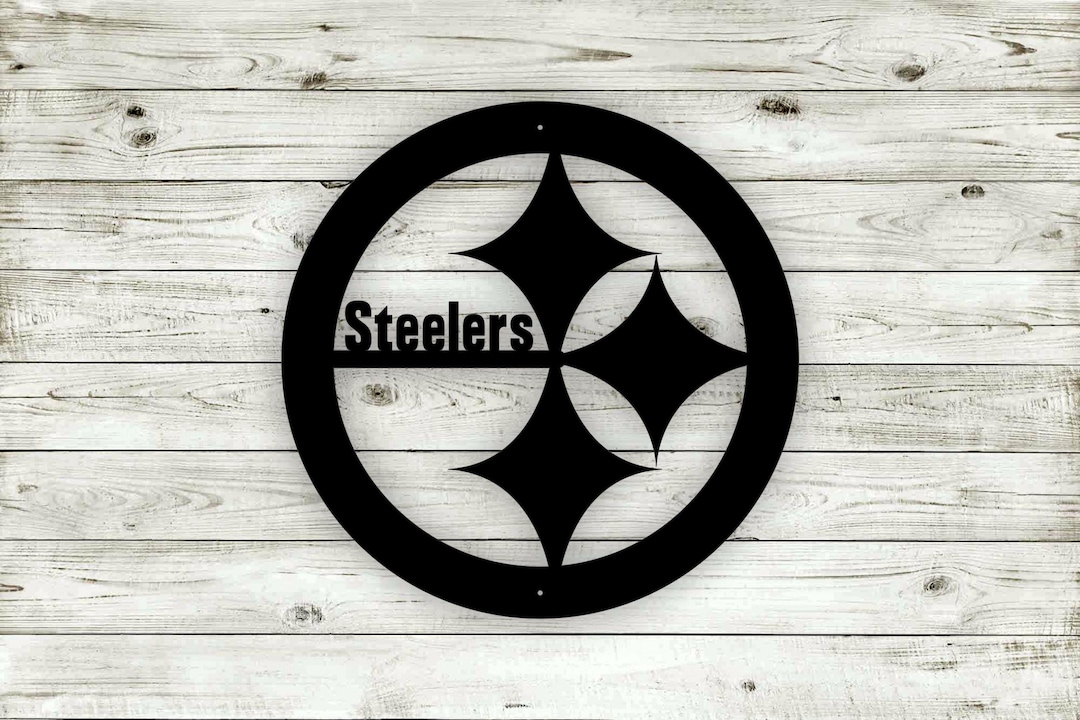 Pittsburgh Steelers Metal Steel Wall Hanging Sign - Etsy