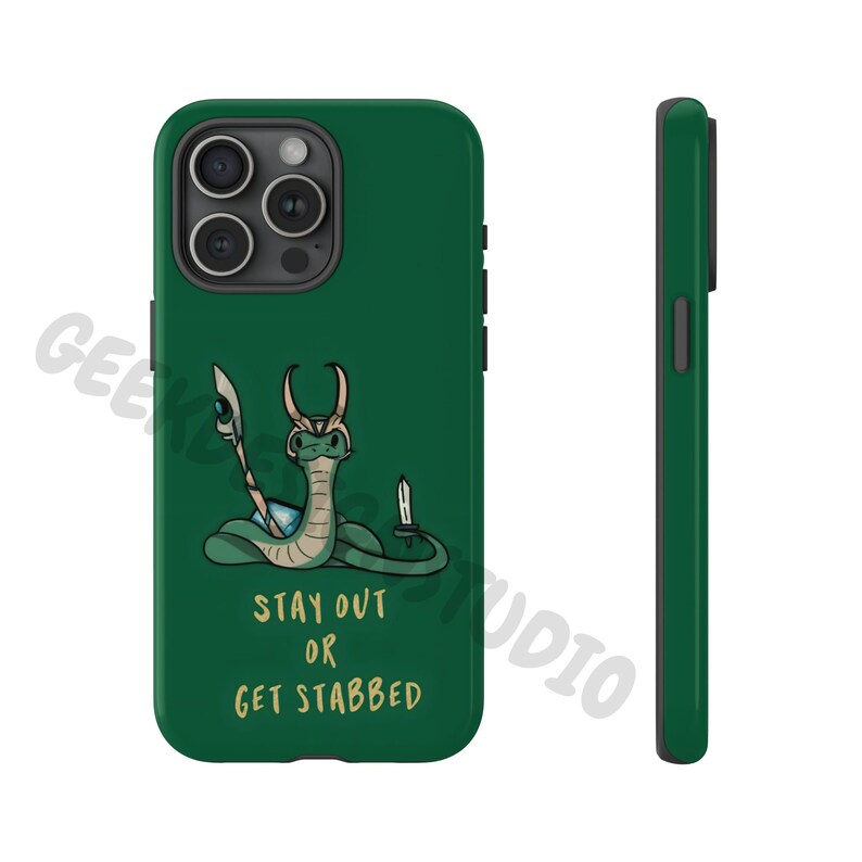 Snake Loki Premium Quality Tough Phone Cases - Etsy