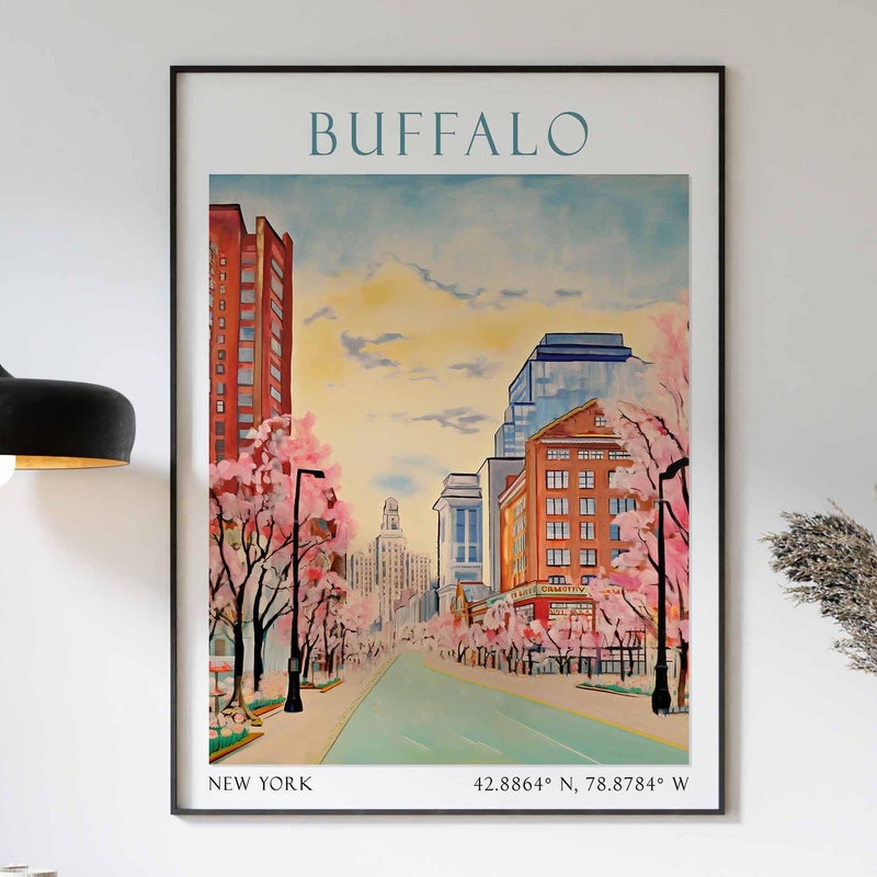 Buffalo Poster - Etsy