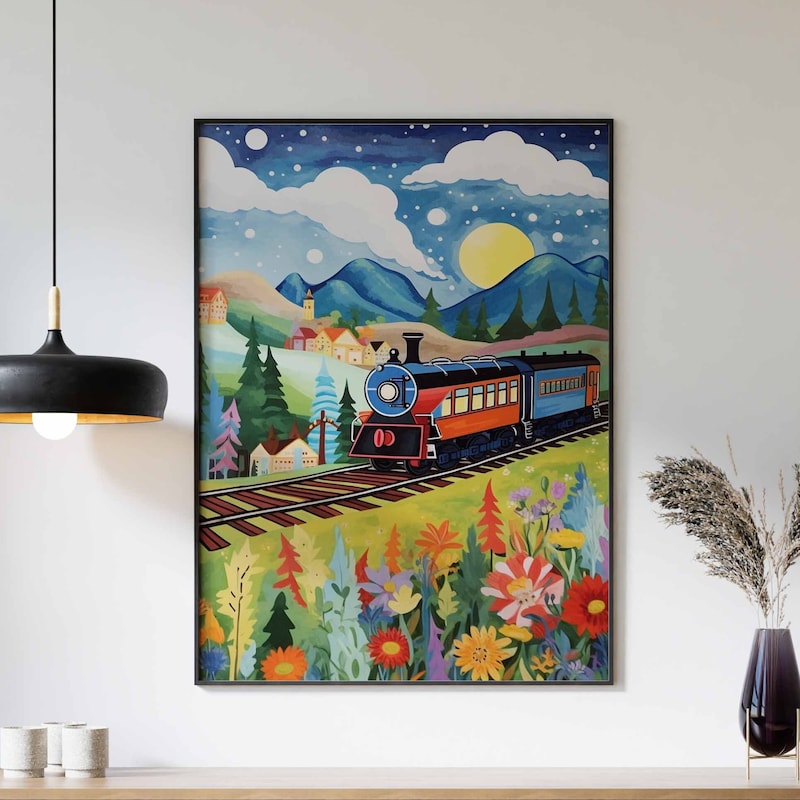 Train Prints - Etsy