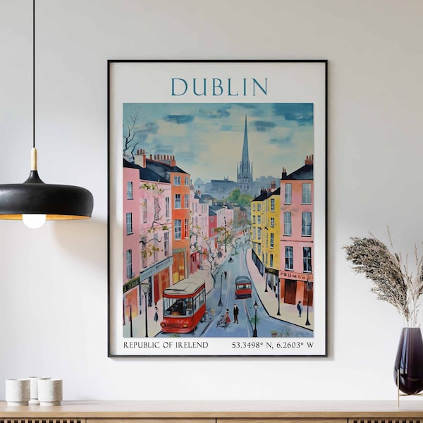 Dublin Poster - Etsy UK