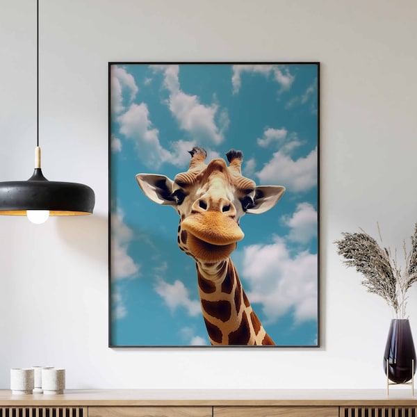 Giraffe Poster - Etsy