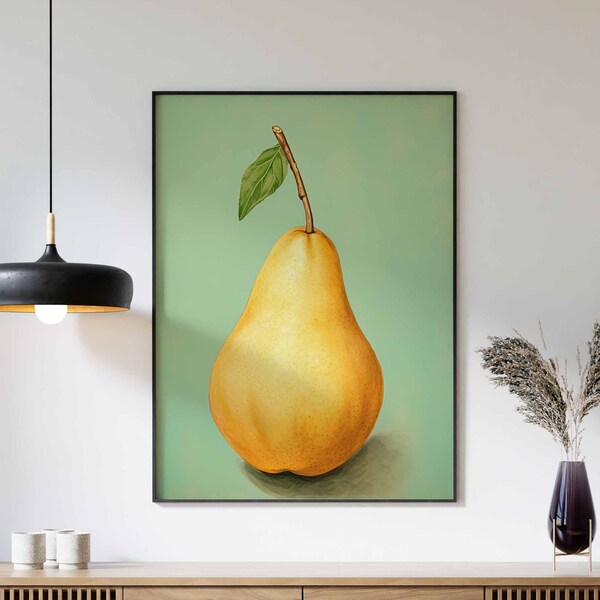 Pear Wall Art - Etsy