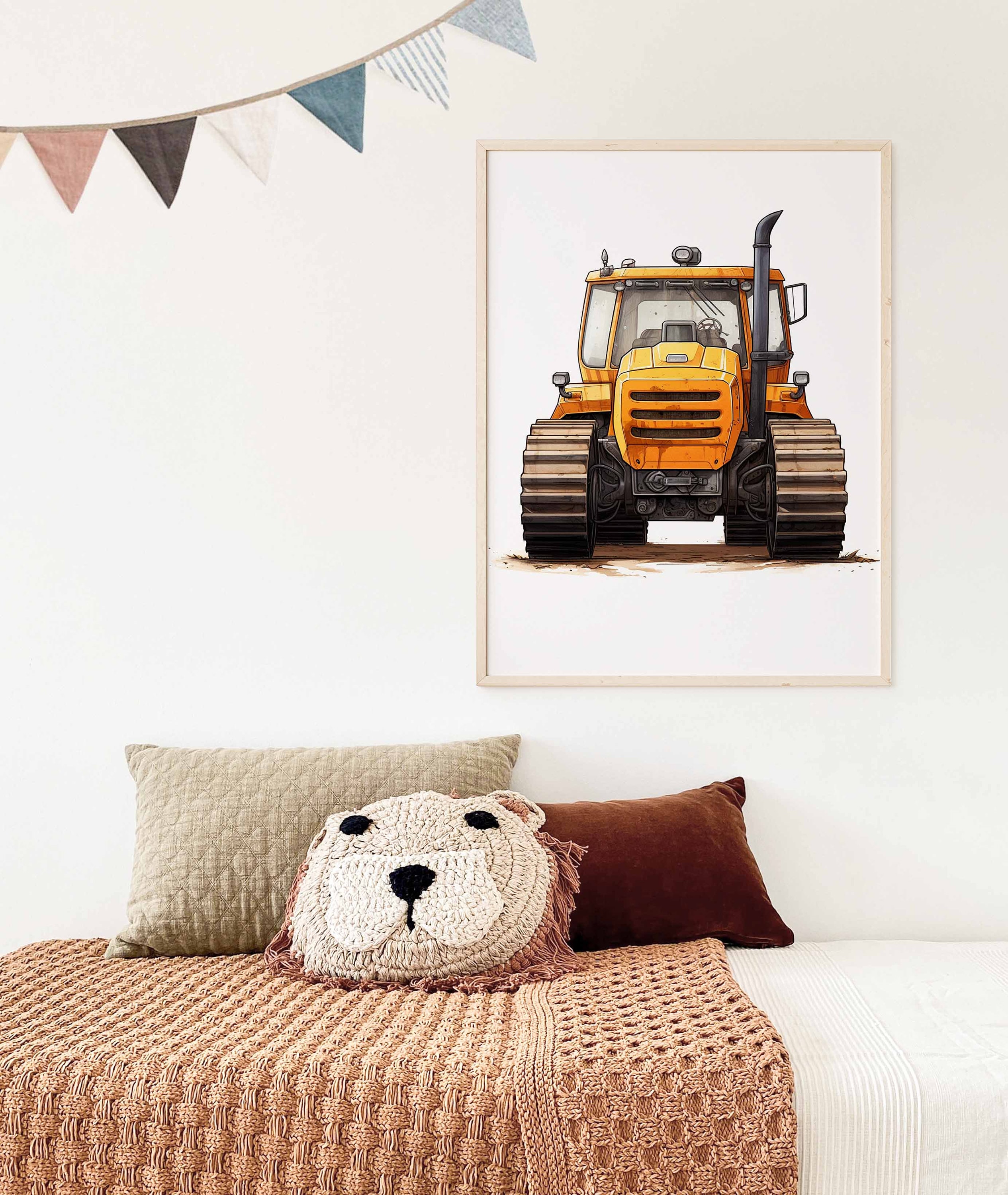 Tractor Print, Tractor Poster, Tractor Wall Art, Tractor, Farm Print ...