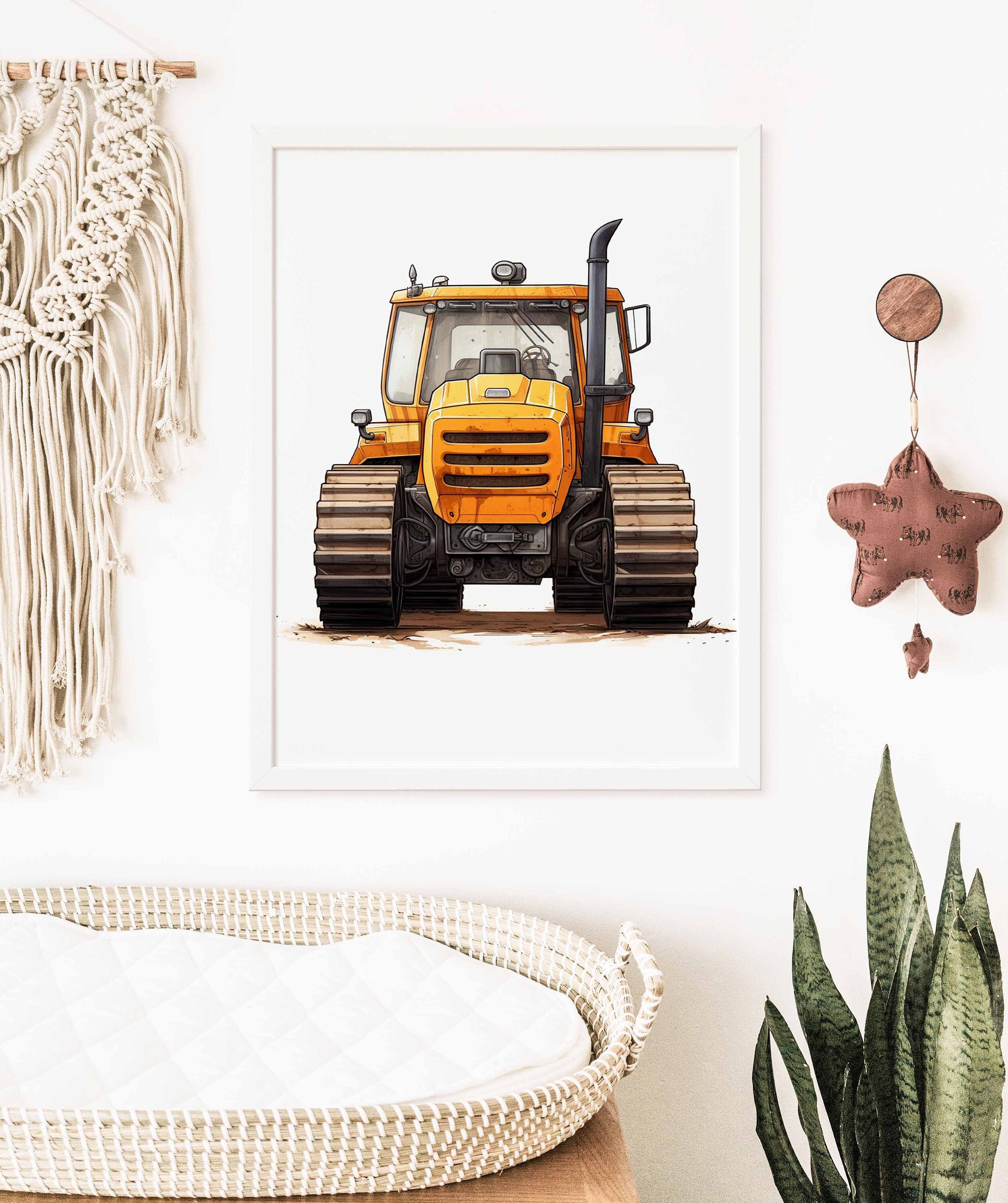 Tractor Print, Tractor Poster, Tractor Wall Art, Tractor, Farm Print ...