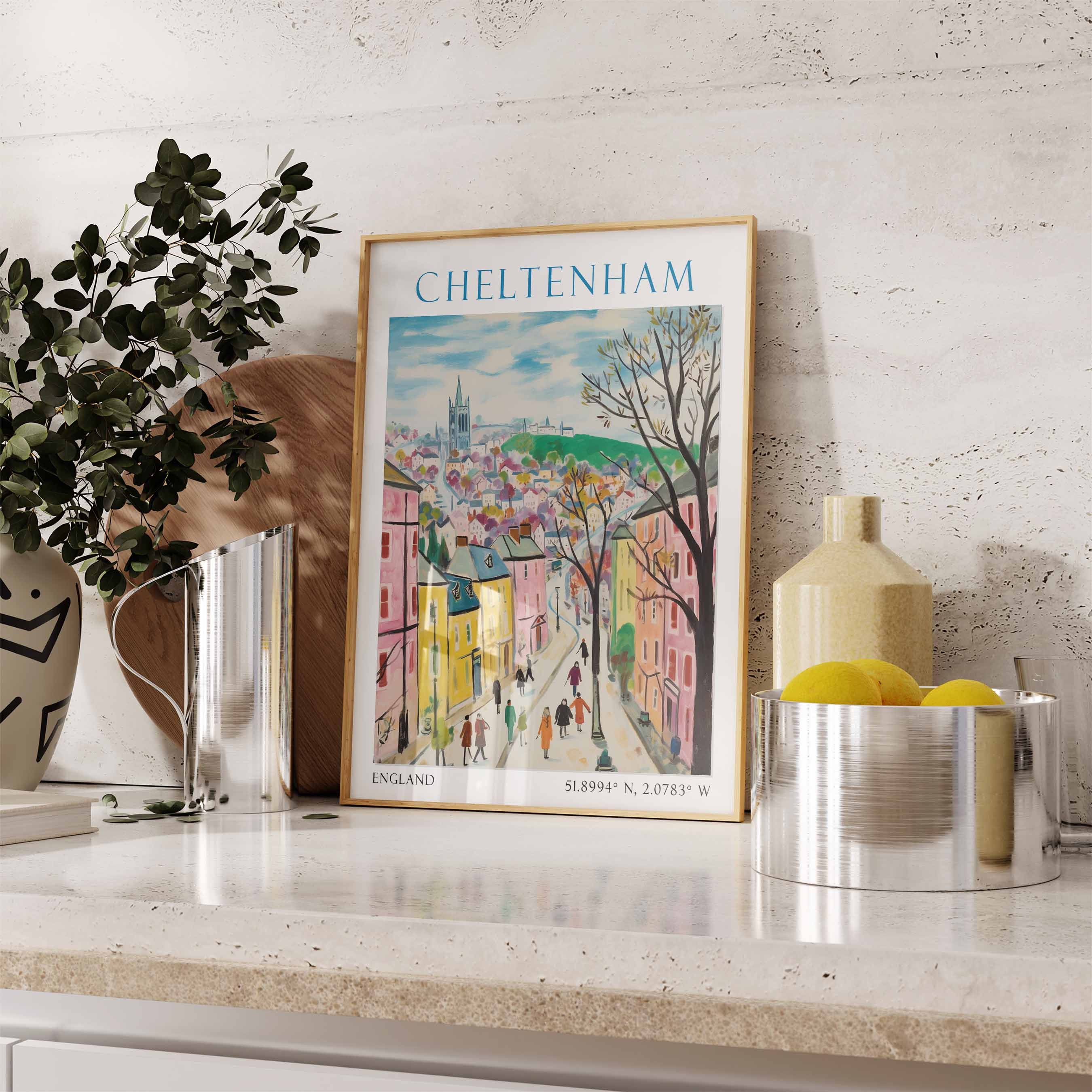 Cheltenham Travel Print Wall Art Cheltenham Wall Hanging Home Décor ...