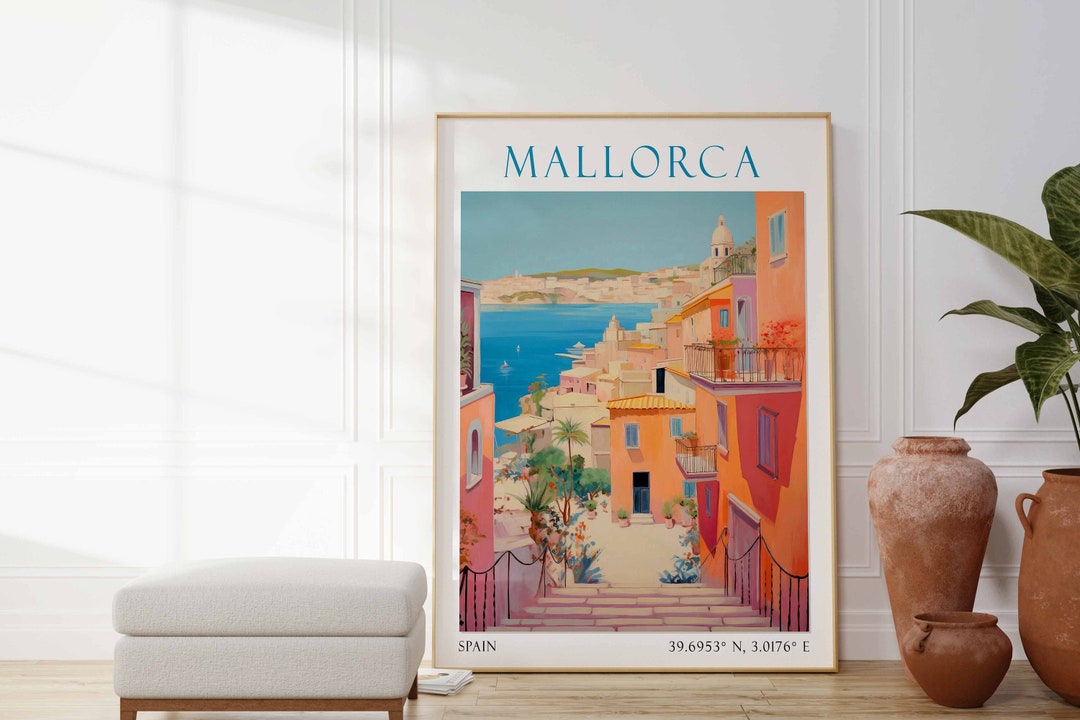 Mallorca Print, Majorca Travel Print, Mallorca Poster, Spain Wall Art ...