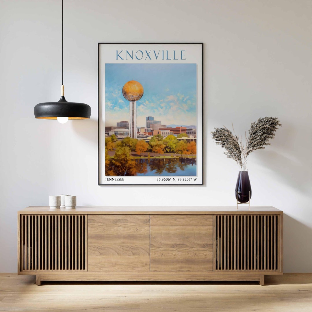 Knoxville Print, Knoxville Wall Art, Knoxville Poster, Knoxville ...
