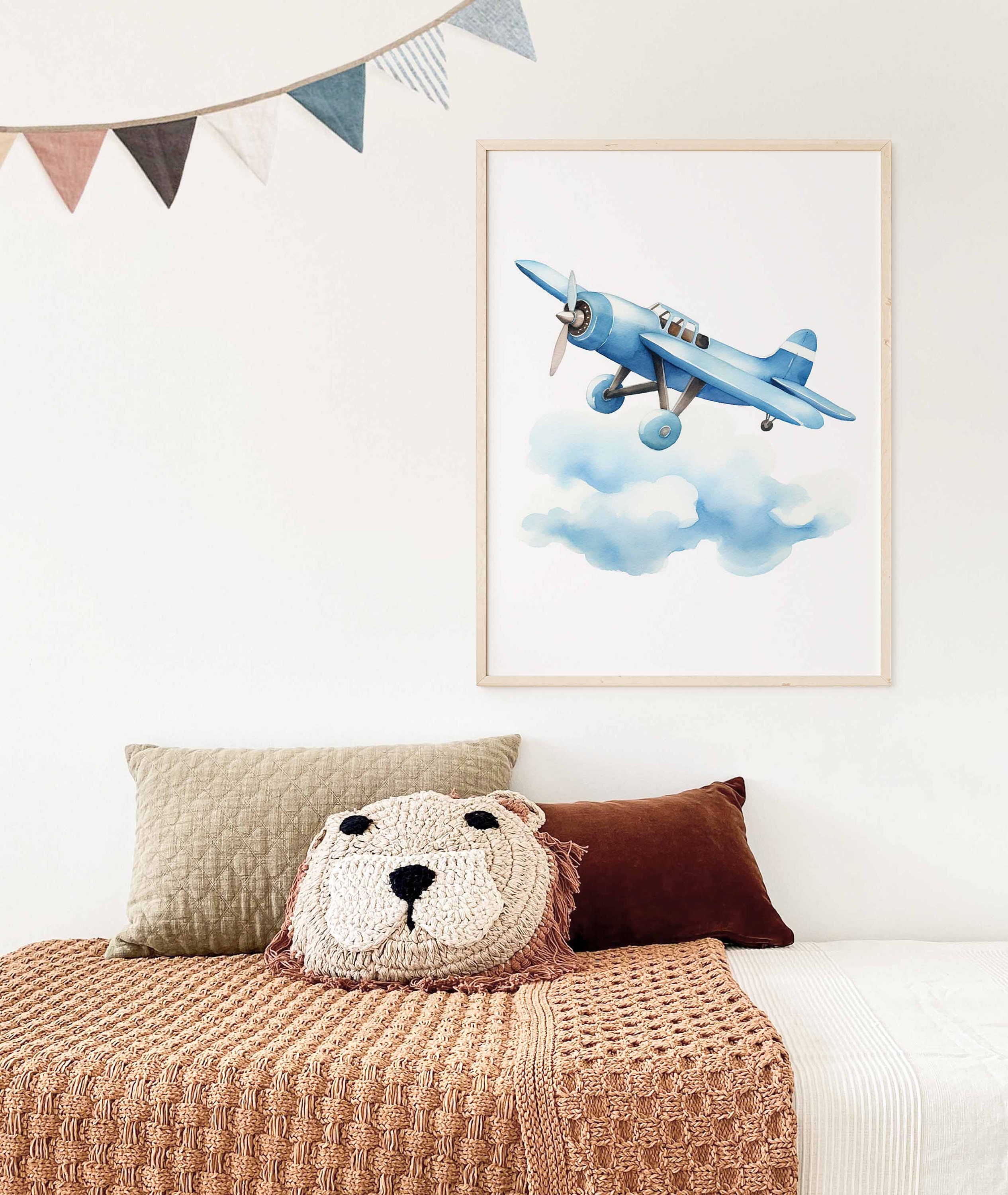 Airplane Poster Plane Poster Aviation Wall Art Vehicle - Etsy