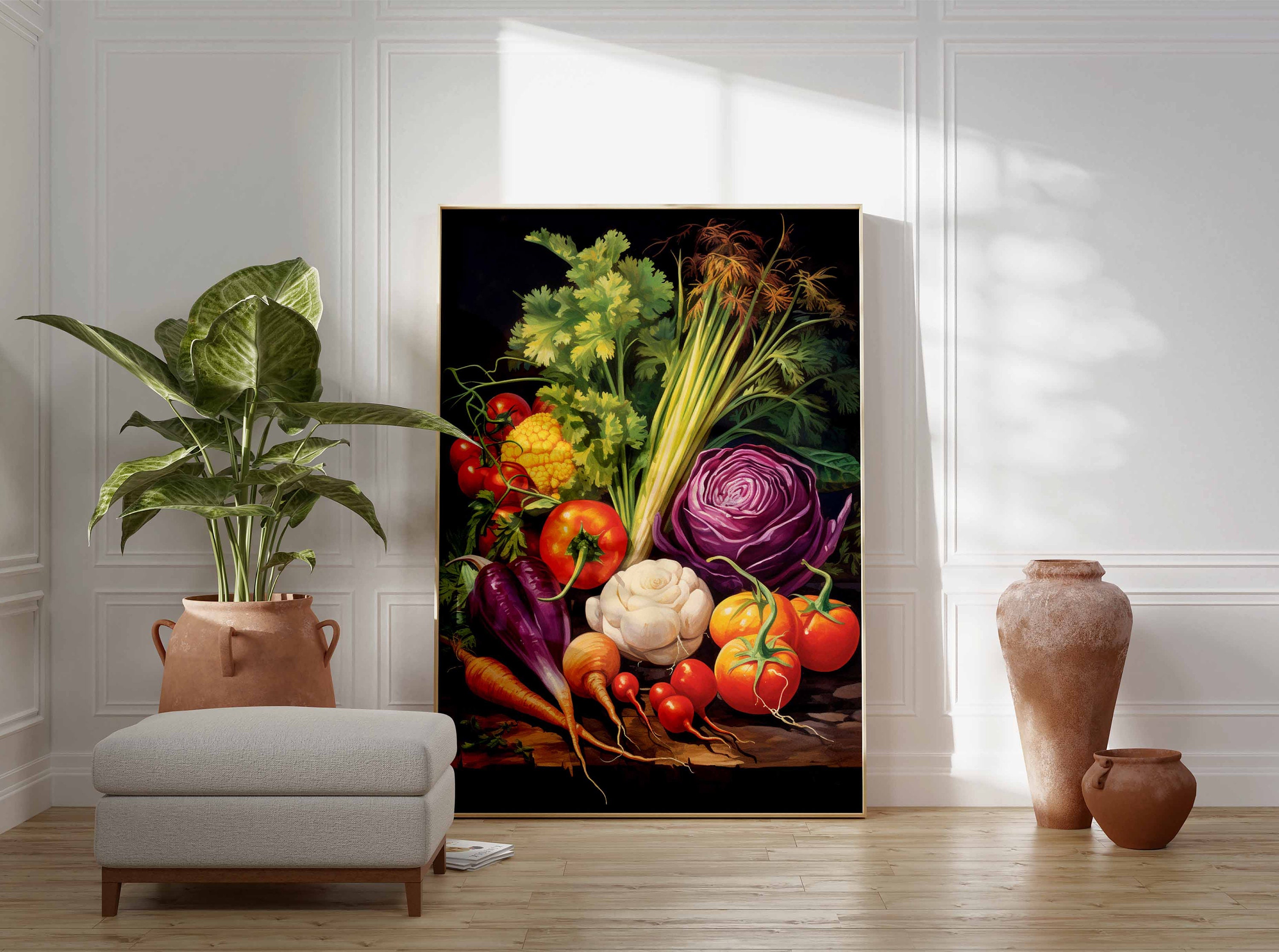 Food Print, Vegetables Print, Kitchen Decor, Vintage Kitchen Art ...