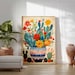 Mexican Art, Colourful Floral Wall Art, Mexican Print, Mexican Poster ...