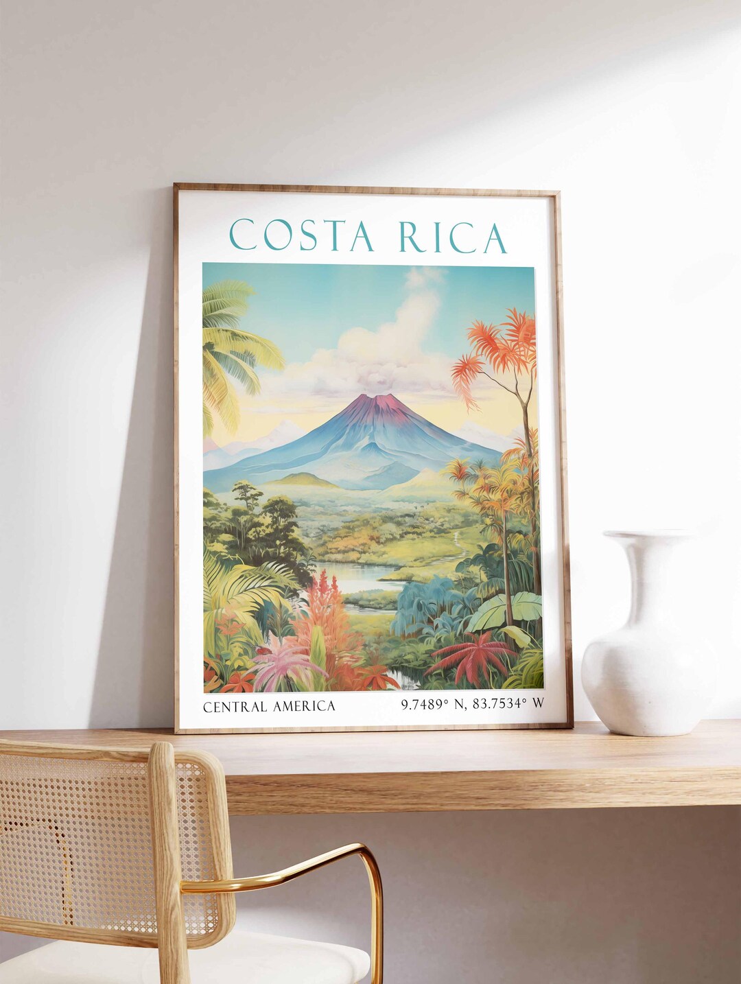 Costa Rica Travel Print, Central America Print, Home Decor, Wall Art ...