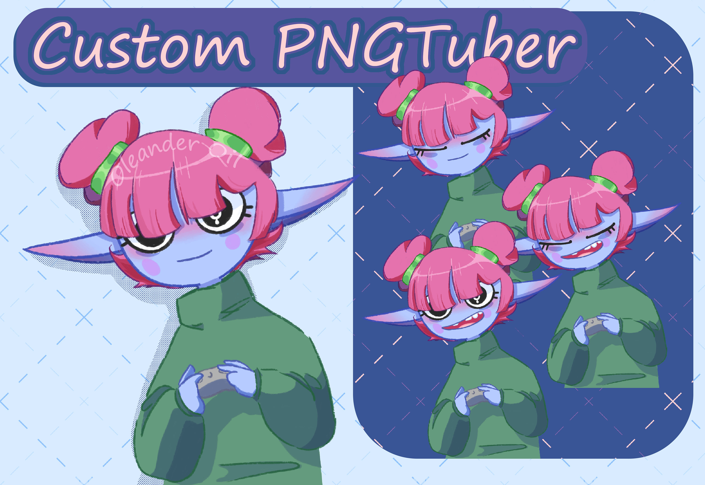 Custom PNG Tuber Model - Etsy