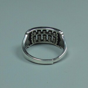 Vintage Style 925 Sterling Silver Abacus Rotating Beads Women Open Ring ...