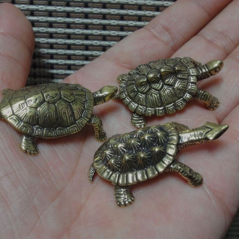 Brass Turtles - Etsy