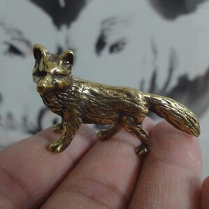 Brass fox - Etsy