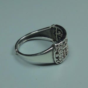 Vintage Style 925 Sterling Silver Abacus Rotating Beads Women Open Ring ...