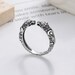 Vintage Style 925 Sterling Silver Abacus Rotating Beads Women Open Ring ...